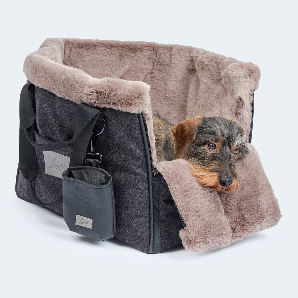 CosyBag Kitzbühel - Hundetasche aus Loden für Dackel und kleine Hunde ...