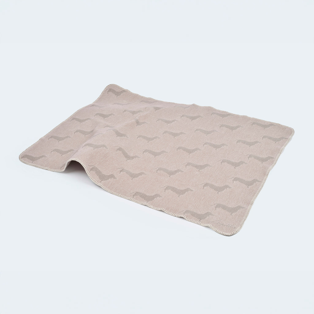 Hundedecke Dackel beige | Leopold's Finest for dogs